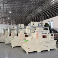 China Conveyor Type Dustless Automatic Sandblasting Machine for sale