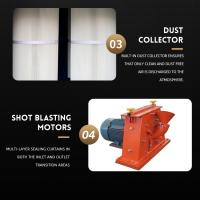 China Small Parts Shot Blasting Machine Automatic Shot Blasting Cleaning Machine for sale