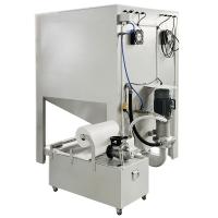 China Sandblasting of Alloy Wheel Surfaces Closed Loop Wet Sandblasting Cabinet Dust-free Water Sand Blasting Machine for sale