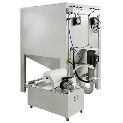 China Sandblasting of Alloy Wheel Surfaces Closed Loop Wet Sandblasting Cabinet Dust-free Water Sand Blasting Machine for sale