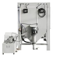 China Sandblasting of Alloy Wheel Surfaces Closed Loop Wet Sandblasting Cabinet Dust-free Water Sand Blasting Machine for sale