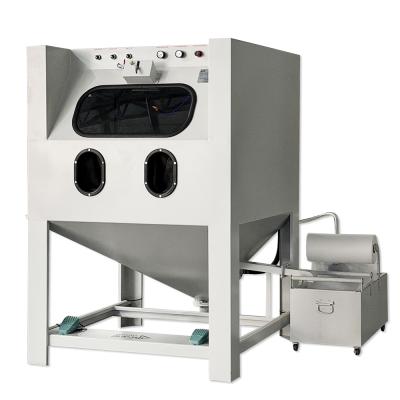 China Energy-efficient Wet Sandblasting Cabinet for Surface Cleaning of Automotive Parts and Engines for sale