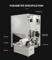 China Sandblasting of Alloy Wheel Surfaces Closed Loop Wet Sandblasting Cabinet Dust-free Water Sand Blasting Machine for sale
