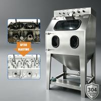 China Vapor Blast Cabinet Dustless Water Slurry Blaster for Auto Engine Carbon Deposit Rust Removal Deburring Wet Sandblasting for sale