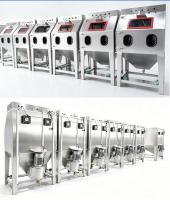 China Vapor Blast Cabinet Dustless Water Slurry Blaster for Auto Engine Carbon Deposit Rust Removal Deburring Wet Sandblasting for sale