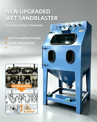 China Vapor Honing Machine, 1.5KW Engine Restoration Wet Blaster, Aqua Blasting for Auto Parts。 for sale