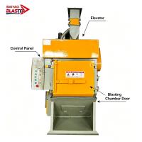 China Surface Roughness Achieved by Tumble Belt Shot Blasting Machines for sale