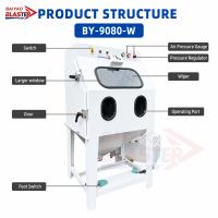 China BY-9080-W Dustless Sandblasting Cabinet 9080, Eco-Friendly Aqua Blasting Equipment for Clean Workshop for sale