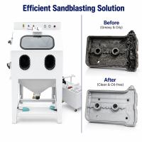China BY-9080-W Vapor Honing Machine for Engine Restoration, Dustless Aqua Blast Cabinet, Aluminum Degreasing Slurry Blaster Equipment for sale