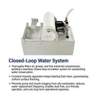 China BY-9080-W Dustless Sandblasting Cabinet 9080, Eco-Friendly Aqua Blasting Equipment for Clean Workshop for sale