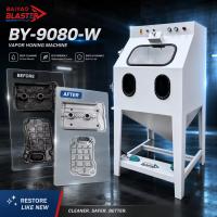 China BY-9080-W Industrial Wet SandBlasting Cabinet with Oil Removal System, Liquid Honing Equipment, Heavy Duty Slurry Sandblaster for sale