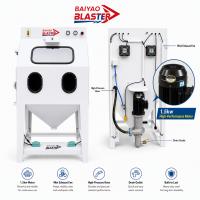 China BY-9080-W Dustless Sandblasting Cabinet 9080, Eco-Friendly Aqua Blasting Equipment for Clean Workshop for sale