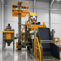 China Automatic Loading Q326 Tumble Belt Shot Blaster, Industrial Batch Cleaning System for Metal Surface Preparation and Deburring for sale
