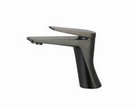 China Casting Deck Mounted Bathroom Basin Faucet Single Handle Mixer Hot and Cold Water Taps for sale