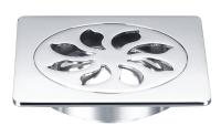 China square drainage stainless steel polished floors drain low price anti-odor and anti-spill floor drain for sale