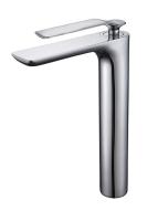 China Chrome Brass Basin Mixer Faucet Single Lever Bathroom OEM for sale