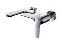 China Single lever bath or shower mixer bathroom chrome brass tap faucet OEM for sale