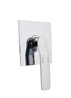 China Single lever concealed in-wall bath or shower mixer bathroom chrome brass tap faucet OEM for sale
