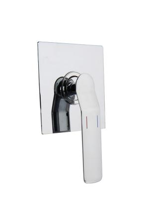 China Single lever concealed in-wall bath or shower mixer bathroom chrome brass tap faucet OEM for sale
