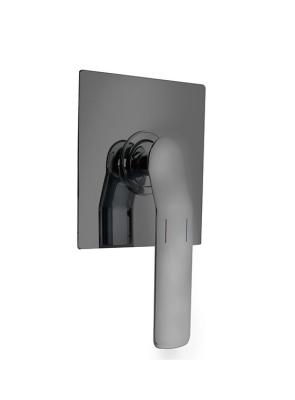 China Single lever concealed in-wall bath or shower mixer bathroom gun metal brass tap faucet OEM for sale