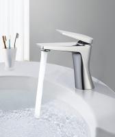 China Bathroom Chrome Brass Basin Mixer Faucet for sale