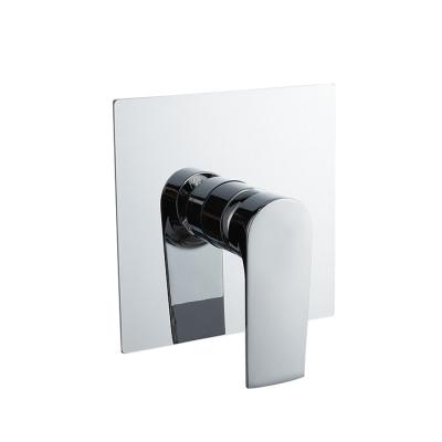 China Single Lever Concealed In-Wall Bath Or Shower Mixer Bathroom Chome Brass Tap Faucet OEM for sale