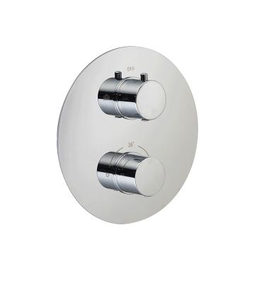 China Brass Bath Shower Mixer With Spout Concealed In Wall Thermostatic Temperature for sale