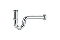 China Brass lavatory wash basin drainage bottle trap siphon bathroom p-trap pipe for wash basin chrome OEM for sale