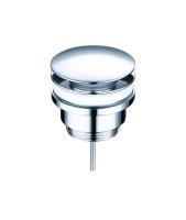 China Brass basin drain drainage stopper vanity Waste drain vessel pop up drain lavatory basin waste chrome OEM for sale