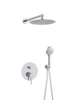 China ABS 3 Function In Wall Shower Faucet Chrome Faucet OEM for sale