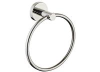 China Modern Simple Classical Bathroom Towel Ring Holder Sus304 Oem Wall Mounted Polished Chrome for sale
