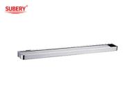 China Brass single towel bar bathroom high quality chrome color OEM nobel brass mounting piece brass base for sale