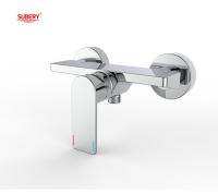 China Single lever bath or shower mixer bathroom chrome brass tap faucet cold and hot OEM for sale