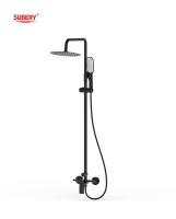 China Chrome Color Brass Thermostatic Tub Shower Faucet OEM Round Classical for sale