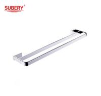 China Chrome Surface Ares Idealex OEM/ODM Double Towel Bars For Bathroom Accessories In Brass for sale