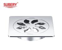 China square drainage stainless steel polished floors drain low price anti-odor and anti-spill floor drain for sale