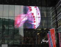 China 1920Hz-3840Hz Portable Projector Screen , Aluminum Frame Transparent Led Display for sale
