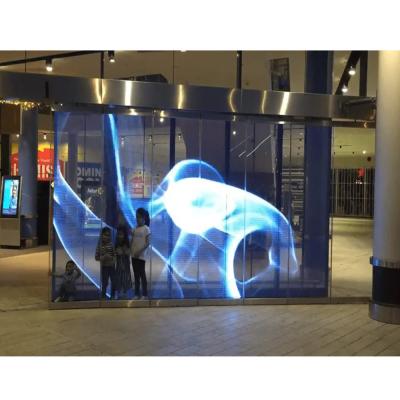 China P3.91-7.8 1000x1000mm Transparent LED Display Panel 70% Transparency 5000cd/m² for sale
