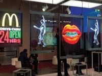 China P3.91-7.8 1000x1000mm Transparent LED Display Panel 70% Transparency 5000cd/m² for sale