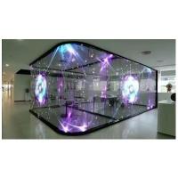 China P3.91-7.8 1000x1000mm Transparent LED Display Panel 70% Transparency 5000cd/m² for sale
