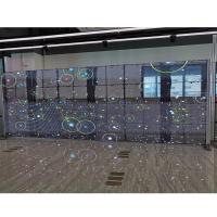 China P3.91-7.8 1000x1000mm Transparent LED Display Panel 70% Transparency 5000cd/m² for sale