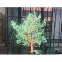 China P7.8 Stable Transparent LED Display Panel Curtain For Advertising for sale