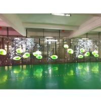 China P2.6-5.2 HD Transparent LED Display Panel 2500nits Hanging Installation for sale