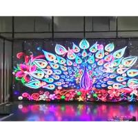 China P3.9mm Transparent LED Wall 3840Hz Refresh Rate Front Maintenance See Through Panel for sale