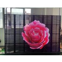 China Glass Indoor Transparent Flexible LED Display Practical For Advertising for sale