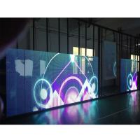 China Glass Indoor Transparent Flexible LED Display Practical For Advertising for sale