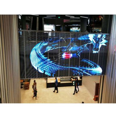 China Transparent LED Display Window Screen Waterproof 500x1000mm SDK Front Service for sale