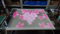 China P3.9-7.8 Indoor Waterproof Transparent LED Signage 800x1500mm Full Color Film Screen for sale