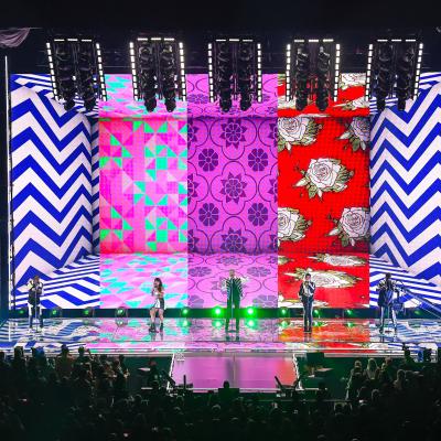 China 64x64 Stage LED Panel Screen Rental Multipurpose Full Color P3.91mm for sale