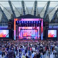 China Outdoor Rental LED Display Screen P3.91 500x1000mm Waterproof Video Wall for sale